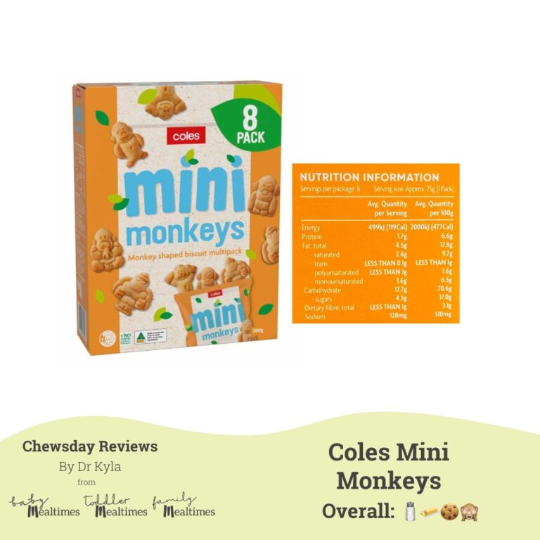 Coles Mini Monkey Biscuits | Chewsday Reviews